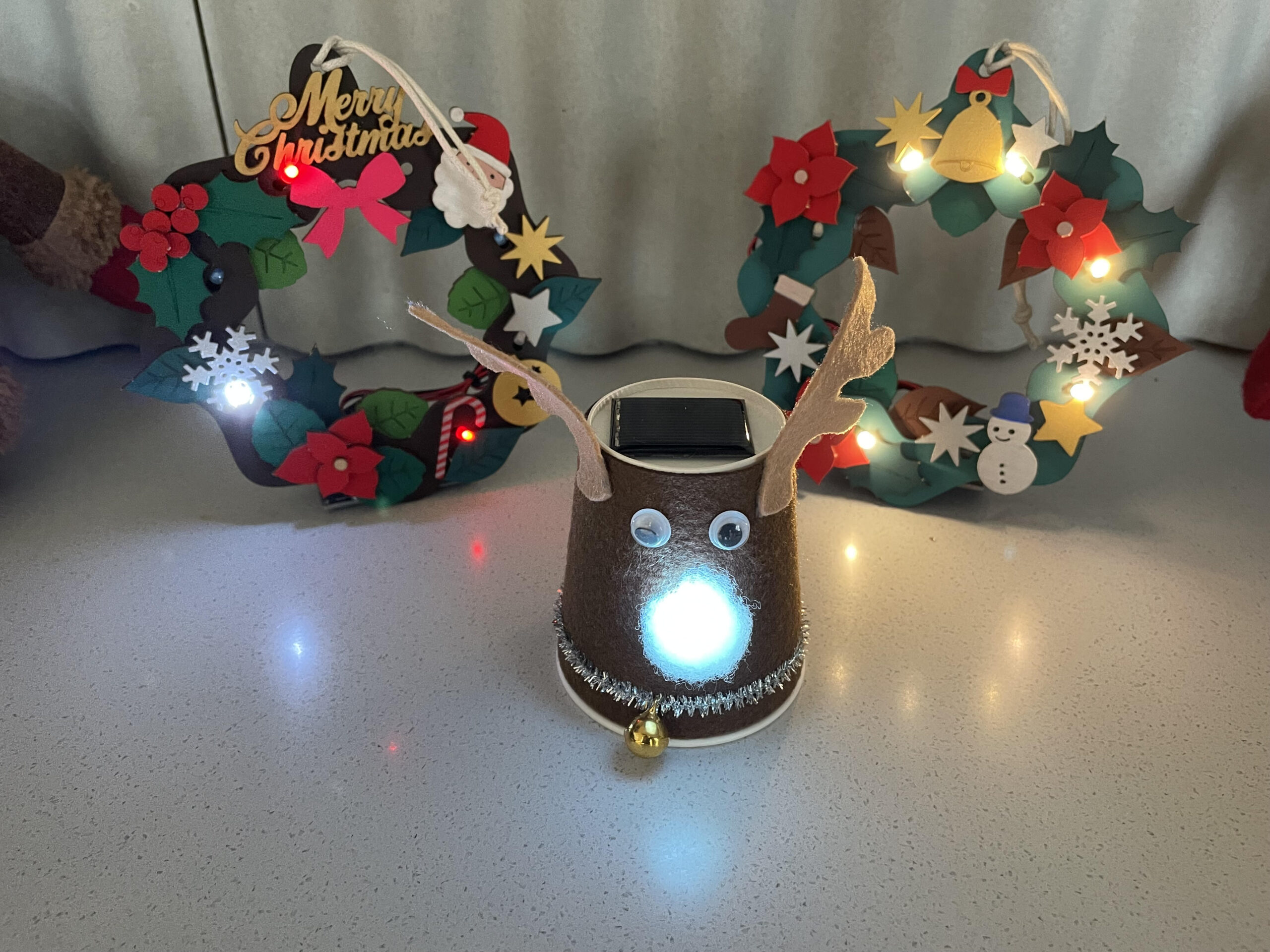 STEAM体験講座2023冬in太宰府、LEDを使ってクリスマスアイテムを作成しました！ | ELEKIT VOICE